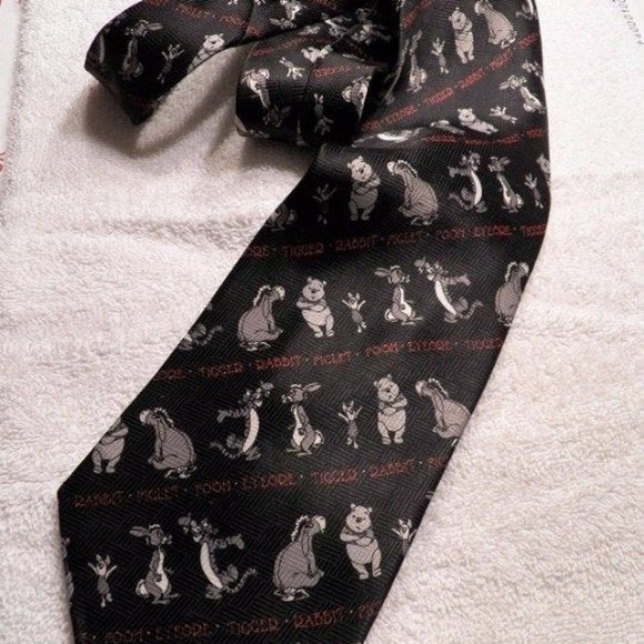 Disney | Accessories | Disney Winnie The Pooh And Tigger Mens Necktie ...